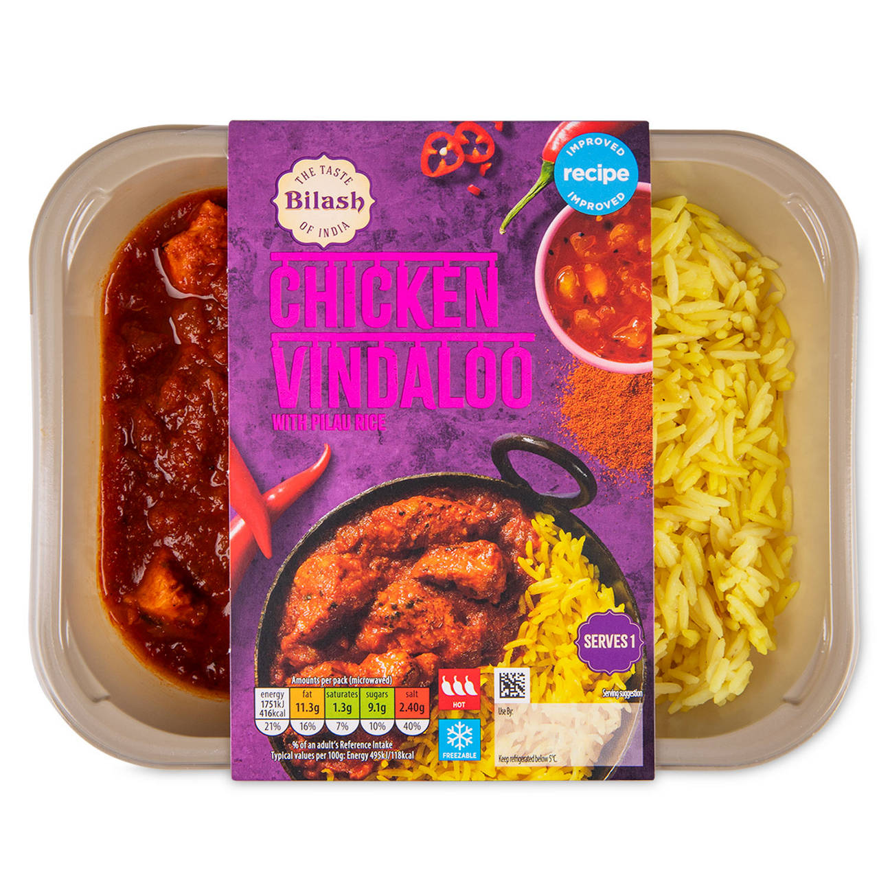 Chicken Vindaloo With Pilau Rice | ALDI UK